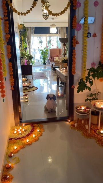 diwali decorations at home
