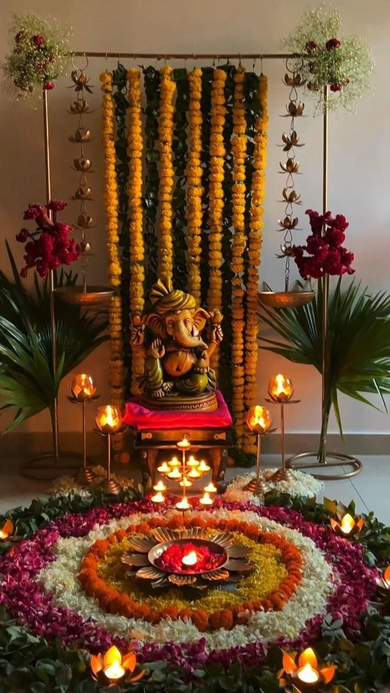Mandir decoration store