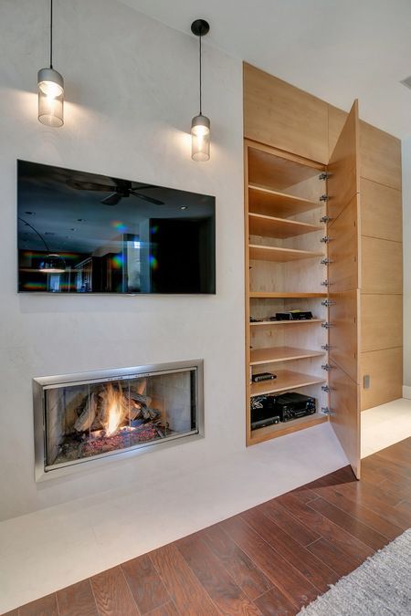 Hidden wall storage store