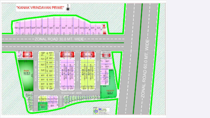 Residential land / Plot for sale in Manglams Kanak Vrindavan Lalarpura ...