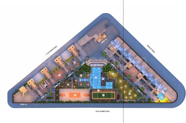 3 BHK Apartment / Flat for sale in 19 East Nerul Navi Mumbai - 1186 Sq ...