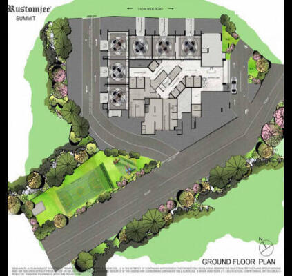 3 BHK Apartment / Flat for sale in Rustomjee Summit Rajendra Nagar ...