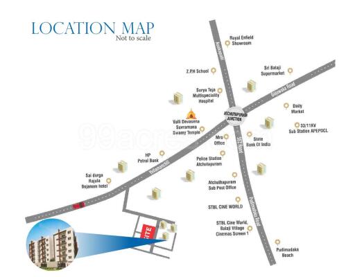 Suvarnabhoomi Suvarnakuteer Atchuthapuram Ph 2 Resale - 1+ Flats for ...