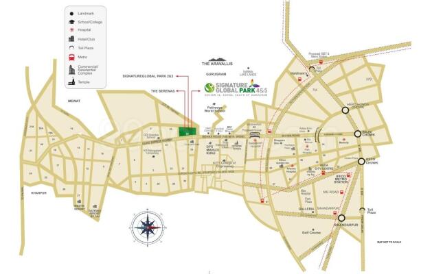 3 BHK Apartment / Flat for sale in Signature Global Park 4 Sector 36 ...