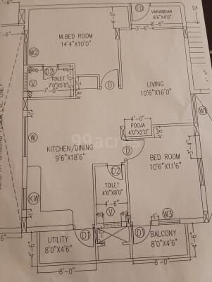 2 BHK Apartment / Flat for sale in Rajankunte Bangalore North - 1175 Sq ...