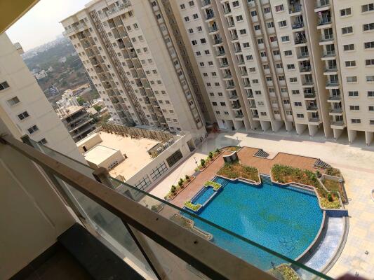 2 BHK / Bedroom Apartment / Flat for rent in Provident Park Square Kanakpura Road Bangalore ...