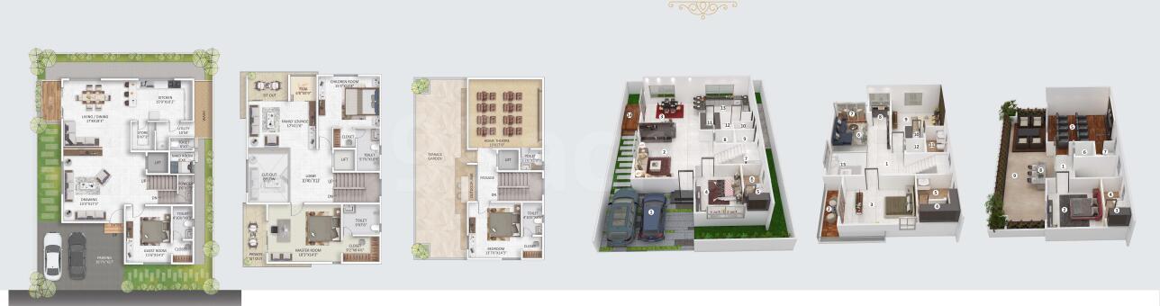 4 BHK House / Villa for sale in Mokila Hyderabad - 2700 Sq. Ft.