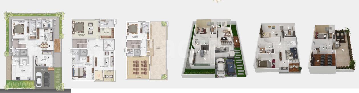 4 BHK House / Villa for sale in Mokila Hyderabad - 2700 Sq. Ft.