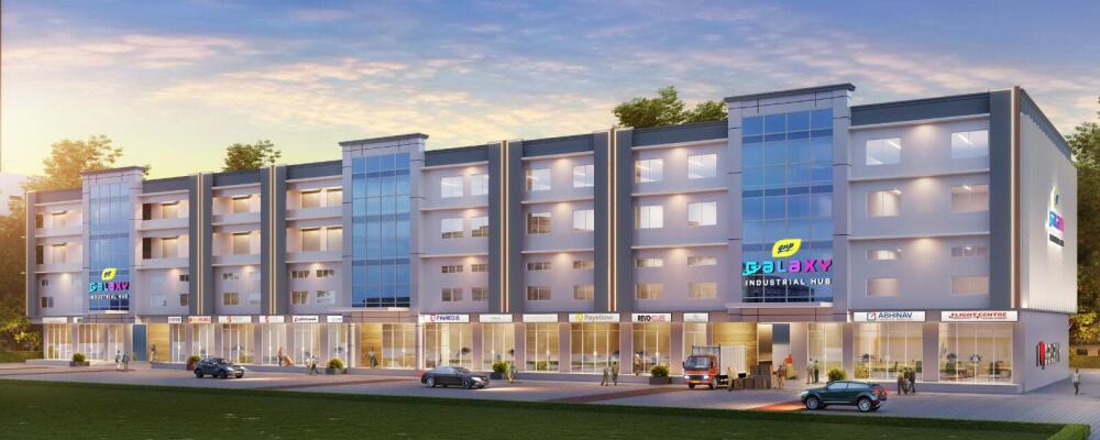 Bare shell Office Space for sale in GNP Galaxy Ambernath Thane - 855 Sq ...