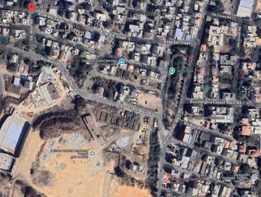 Plots in BDA Layout BTM 4th Stage, Bangalore from 3 crores to 5 crores ...