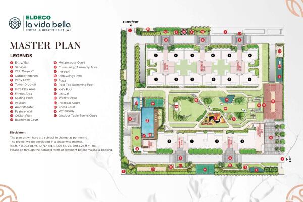 3 BHK Apartment / Flat for sale in Eldeco La Vida Bella Sector-12 ...