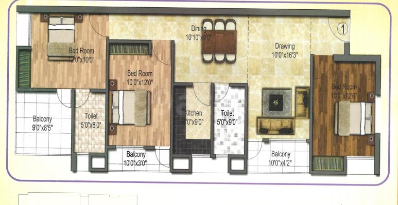 3 BHK Flats in Kanke Road Ranchi from 50 lakhs to 60 lakhs - 22+ 3 BHK ...