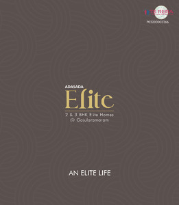 Adasada Elite Homes Gajulramaram, Hyderabad | Price List & Brochure ...