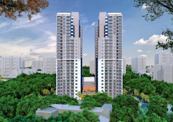 3 BHK Society Flats / Apartments in Bandapura, Old Madras Road - 2+ 3 ...