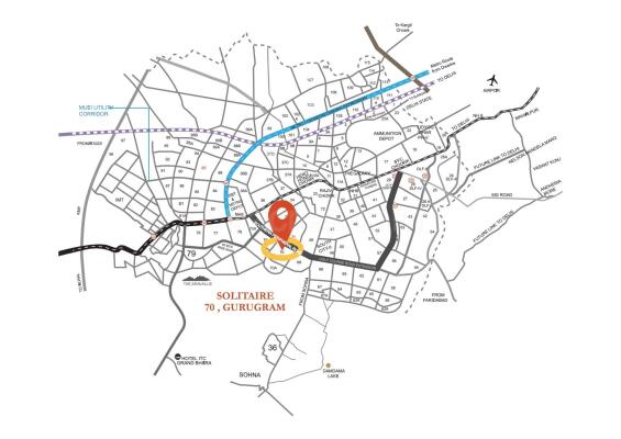 3 BHK Apartment / Flat for sale in Riseonic Solitaire Sector 70 Gurgaon ...