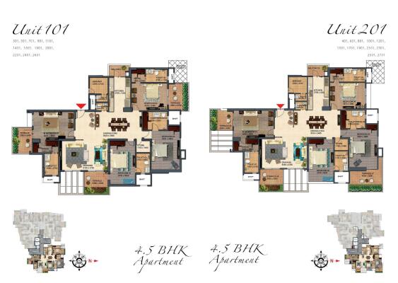 4 BHK Apartment / Flat for sale in Ramdaspeth Nagpur - 3500 Sq. Ft ...