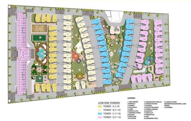 3 BHK Apartment / Flat for sale in Nimbus The Palm Village Yamuna ...