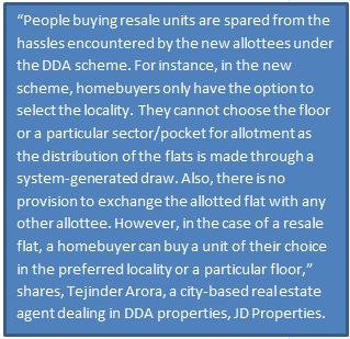 Tips to buy a DDA flat in resale