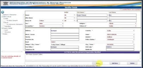 E-Nathikaran Guide (2022) for WB Registration of land, flat, house