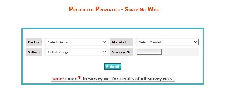 What is a prohibited property: Search state list online