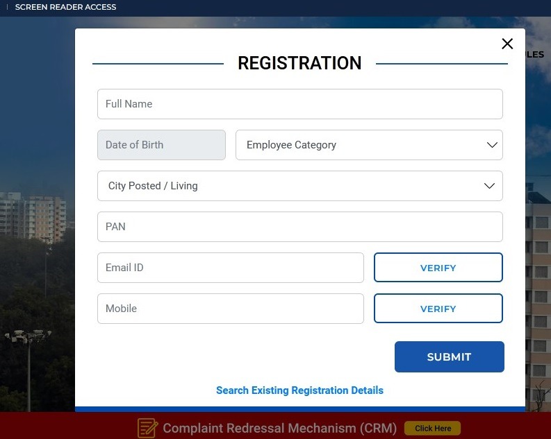 E-Sampada (2024): How to apply for Central govt quarters online