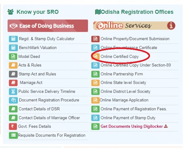 IGR Odisha: Search EC Odisha, Calculate Pay Stamp Duty Online