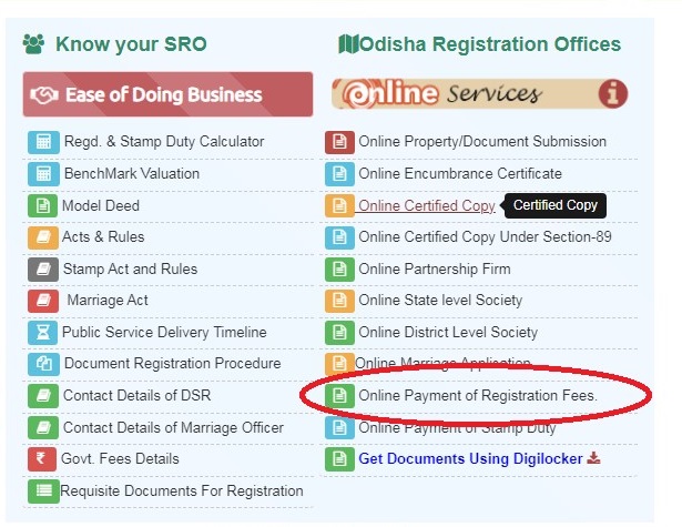 IGR Odisha: Search EC Odisha, Calculate Pay Stamp Duty Online
