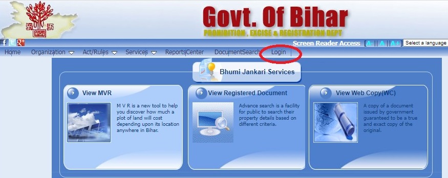 IGRS Bihar (2022): Book Slot, Search MVR, Get Certified Web Copy