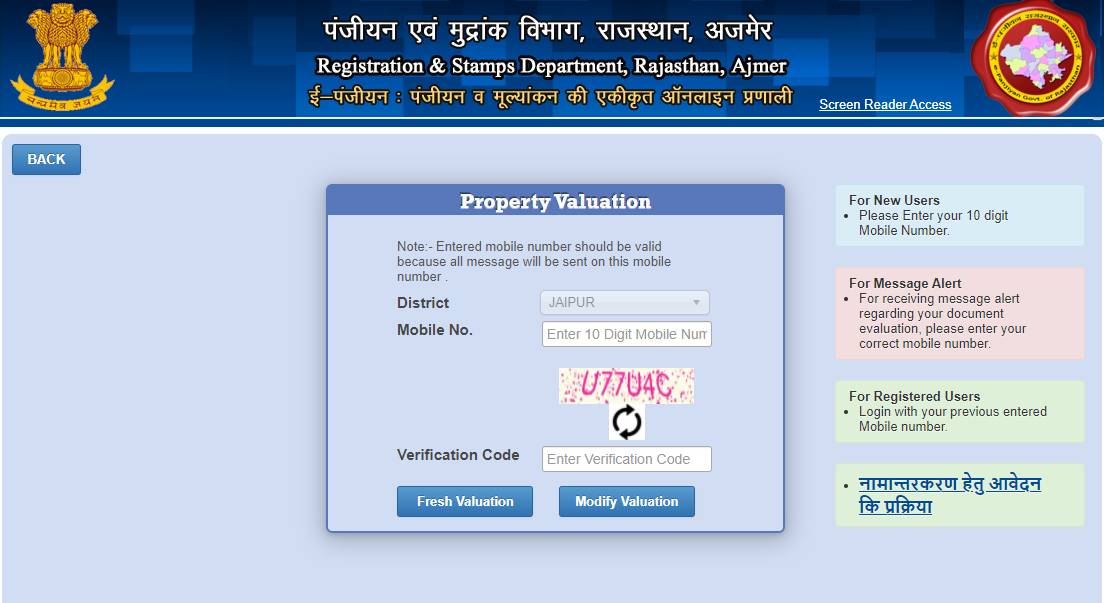 How to register a property in Jaipur?