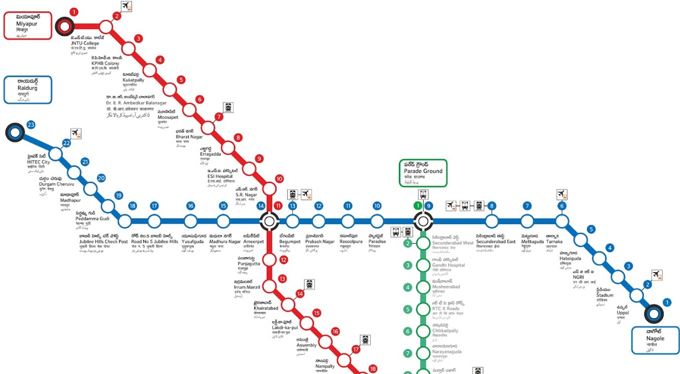 Hyderabad Airport Metro: Opening Date, Route, Map, Current Status