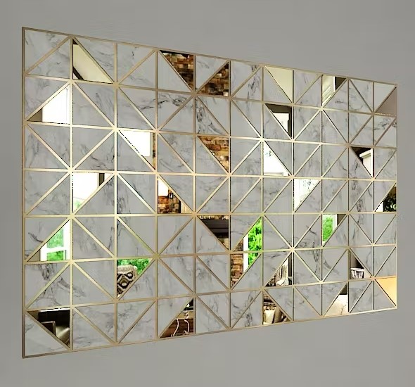 10+ Mirror Wall Panel Design Ideas Catalogue: Know Cost, Saving Tips