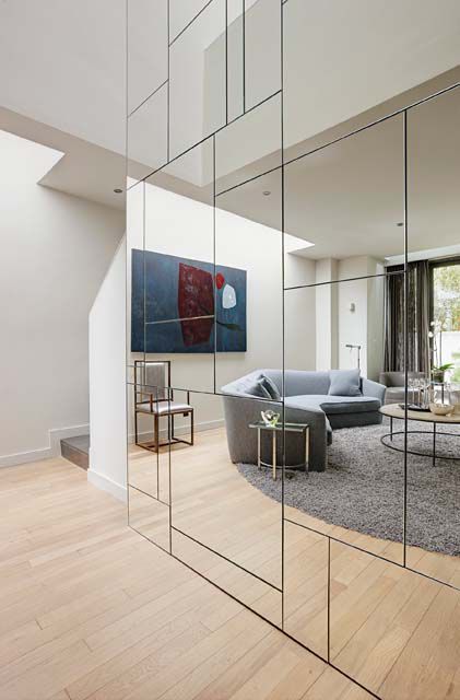 10+ Mirror Wall Panel Design Ideas Catalogue: Know Cost, Saving Tips