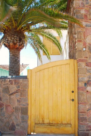 Trending Main Gate Colours for Indian homes:, Wooden, iron gate