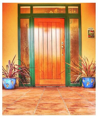 Trending Main Gate Colours for Indian homes:, Wooden, iron gate