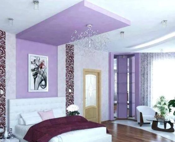 POP Colour Combination: 30+ Trending POP Colour Ideas for Living Room ...