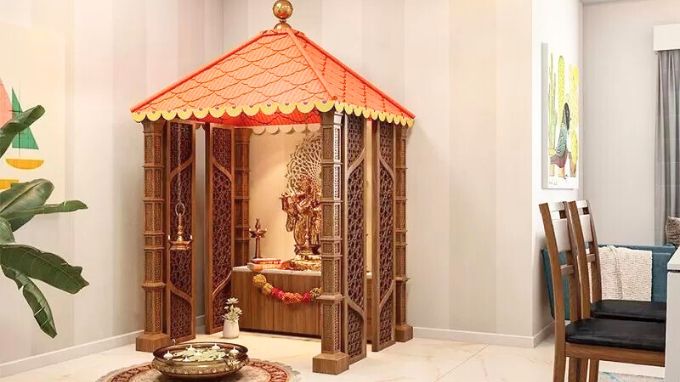 20+ Bengali Thakur ghar designs to create the divine aura