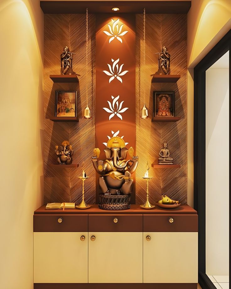 30+ Mandir Design Ideas: Tips for DIY, Popular Designs