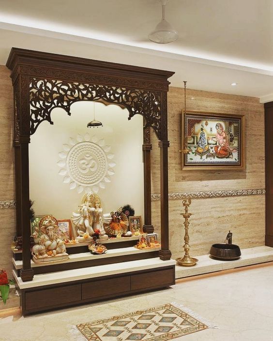 30+ Mandir Design Ideas: Tips for DIY, Popular Designs