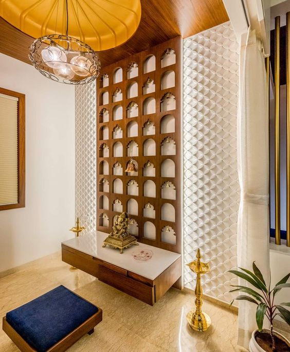 30+ Mandir Design Ideas: Tips for DIY, Popular Designs