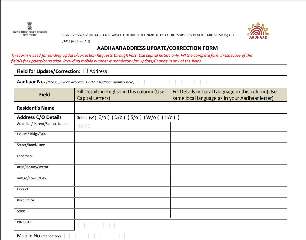 Aadhaar Card Address Change in 2024: How to do Online, Offline, Via Post