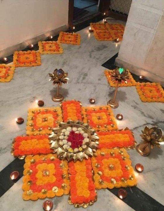 35+ Pookalam Designs for Onam 2025: Traditional & Simple Designs with ...
