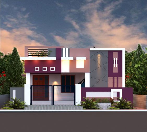 Simple Normal House Front Elevation Design Indian Style - Infoupdate.org