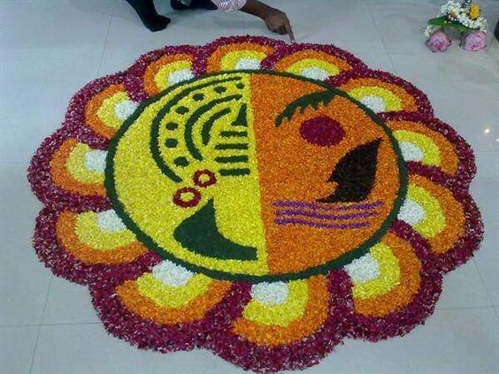 35+ Pookalam Designs for Onam 2025: Traditional & Simple Designs with ...