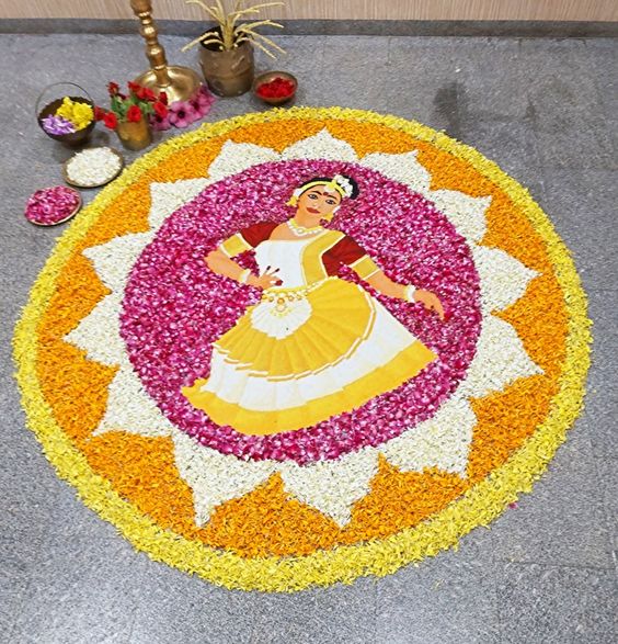35+ Pookalam Designs for Onam 2024: Traditional & Simple Designs with ...