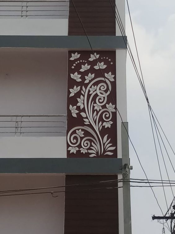 15+ Wall Elevation Flower Design Ideas For Your Home, Trending in 2024