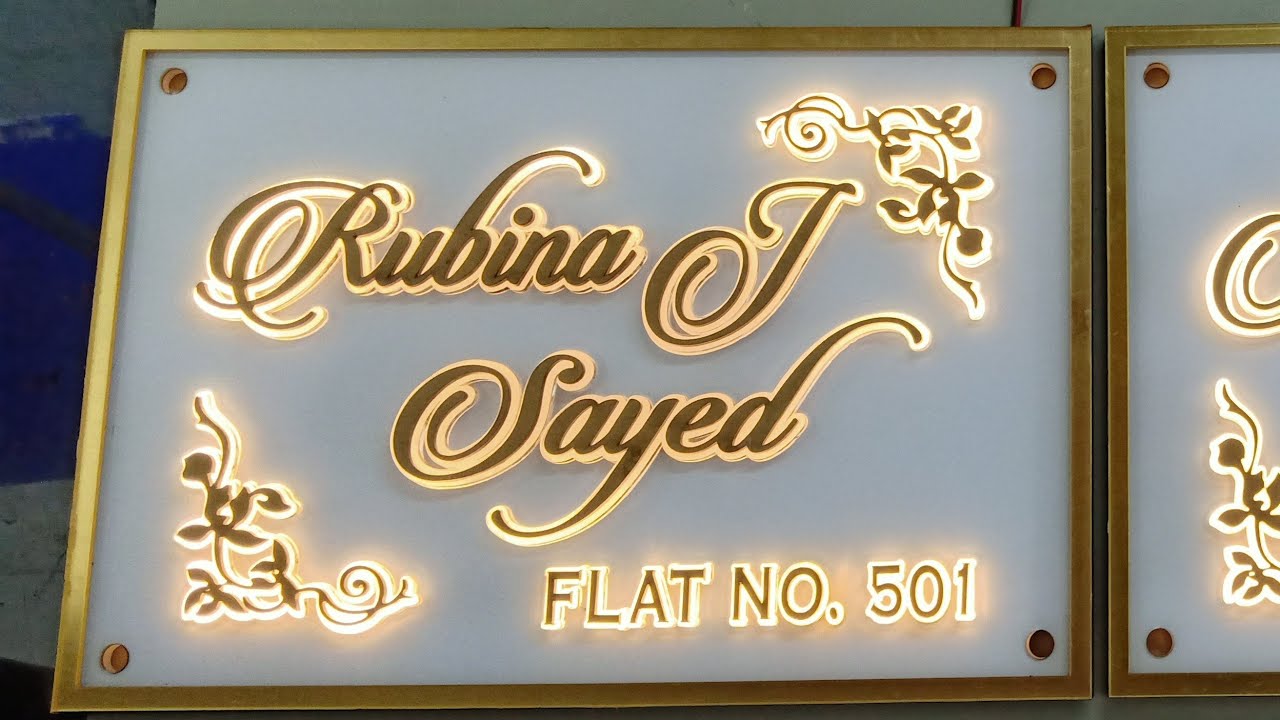 40+ Modern House Name Plate Designs Still Trending in 2025