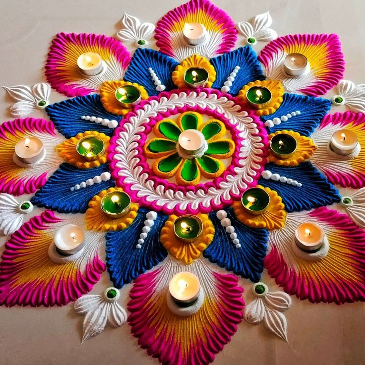 40+ Simple rangoli designs for Diwali 2025: Beginners, free hand designs