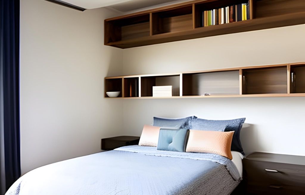 20+ Wall Shelves Design For Bedroom With Right Placement, Modern Pattern