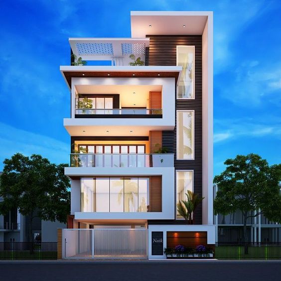 20+ Modern 4 floor Building Design Ideas Trending Right Now