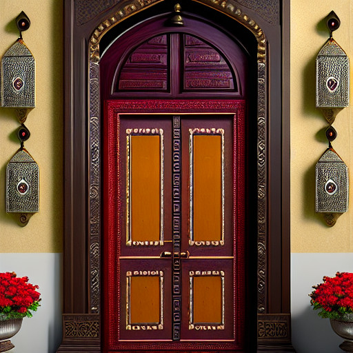 35+ Pooja Room Door Designs For Your Mandir at home